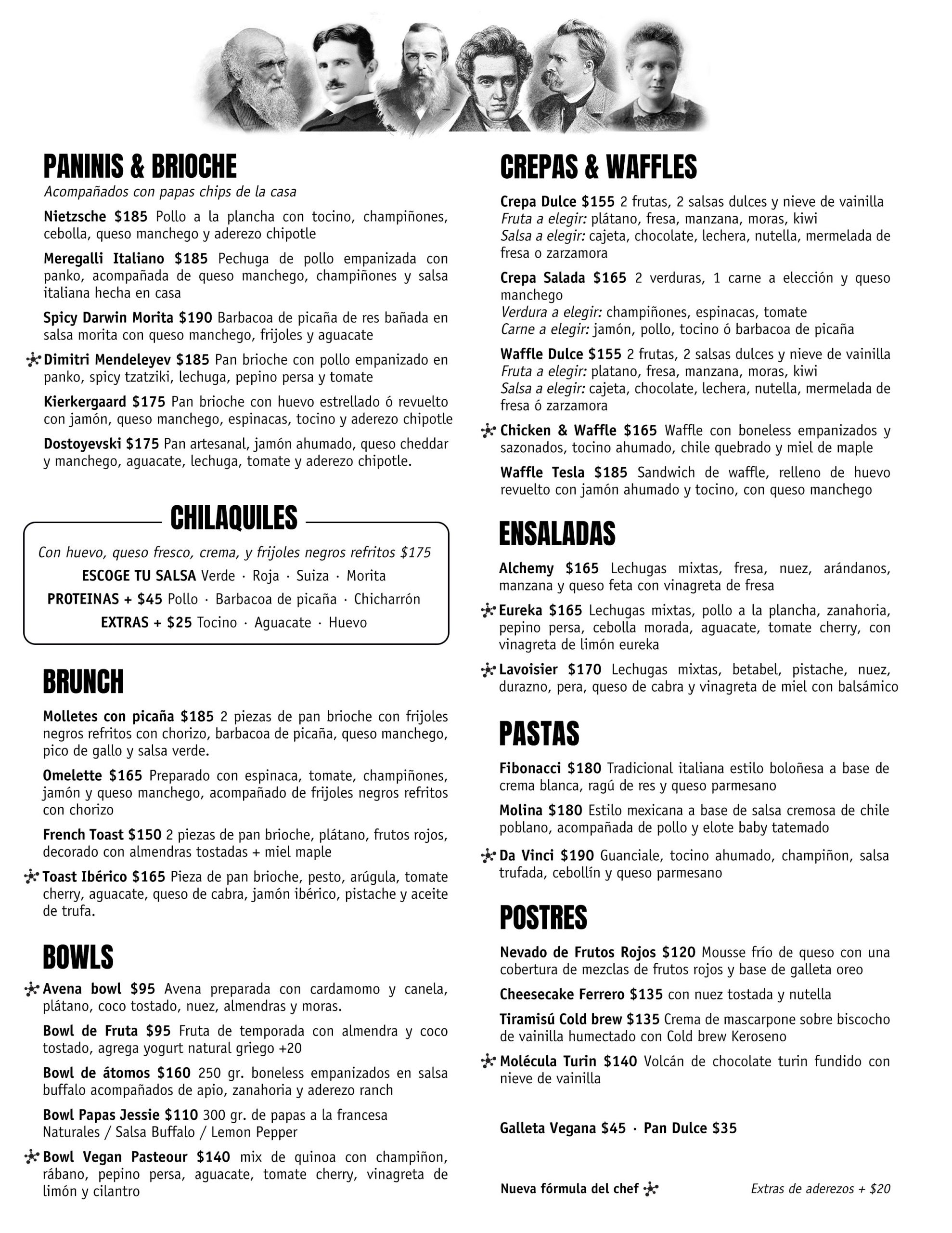 Menu – Alchemy Coffee Lab